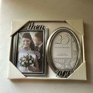 Fetco | Accents | Fetco Home Decor Nib Pewter Photo Frame 25th ...